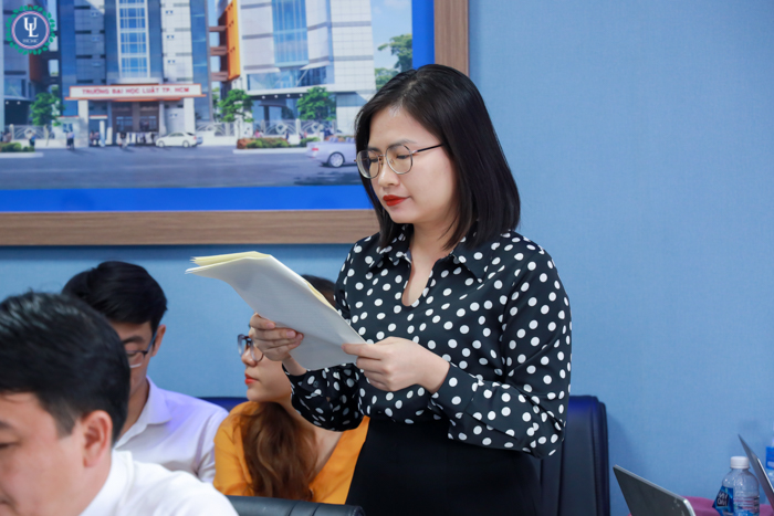 Khoa Luật Dân sự Trường Đại học Luật TP.HCM tổ chức Hội thảo cấp Khoa với chủ đề: “Nguyên tắc ...